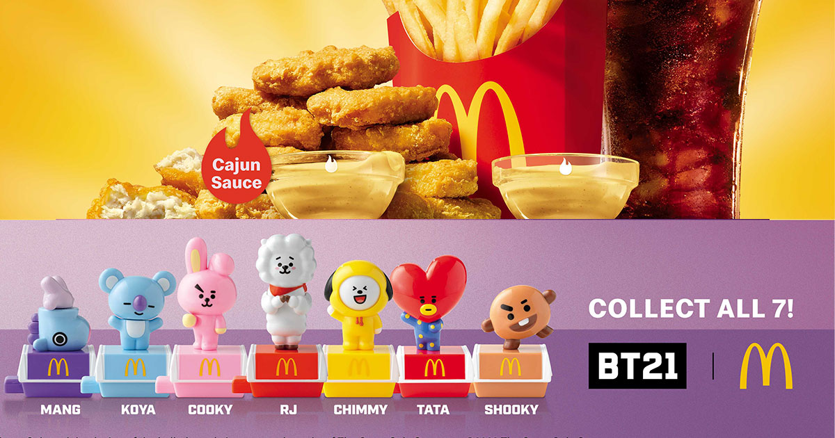 BT21 McDonald's Happy Meal comes to PH: Here's how you can get this P550 BTS merch early ...